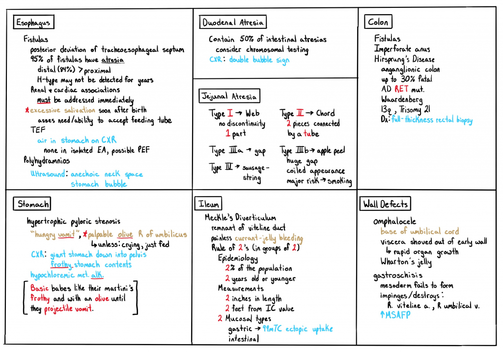 Congenital GI Disorders